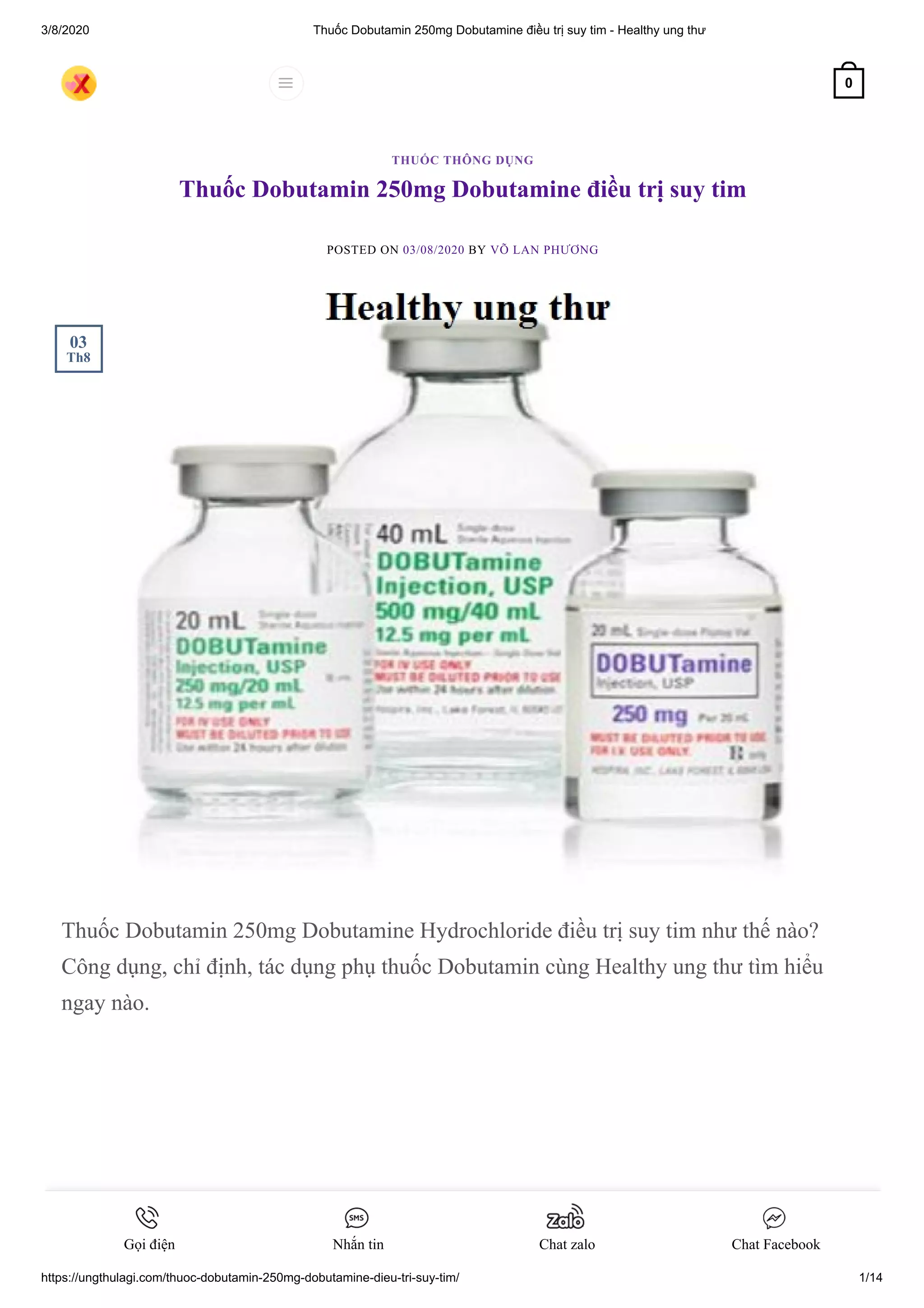 Thuoc dobutamin 250mg dobutamine hydrochloride dieu tri suy tim | PDF