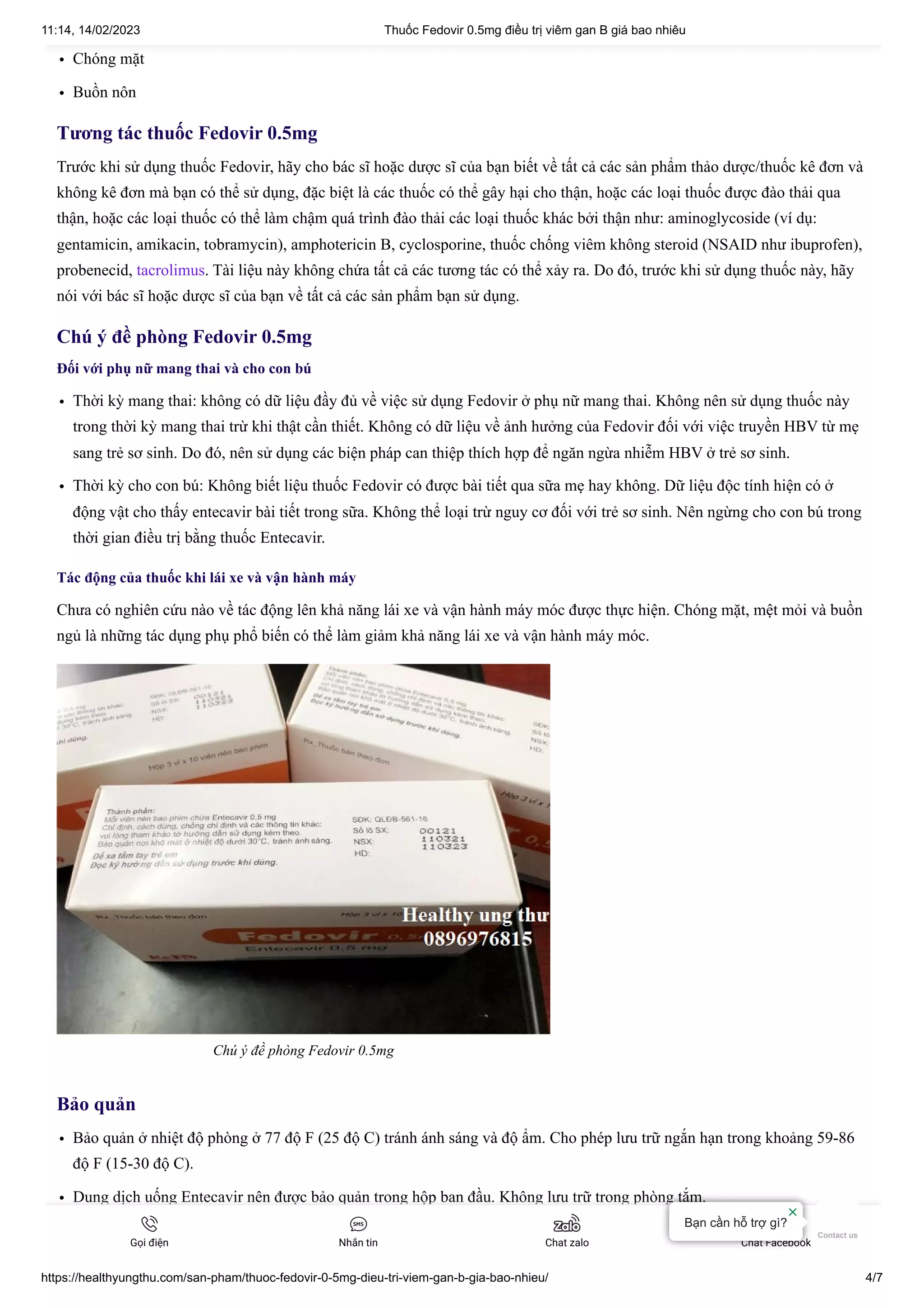 Thuoc Fedovir 0 5mg dieu tri nhiem virus viem gan B.pdf