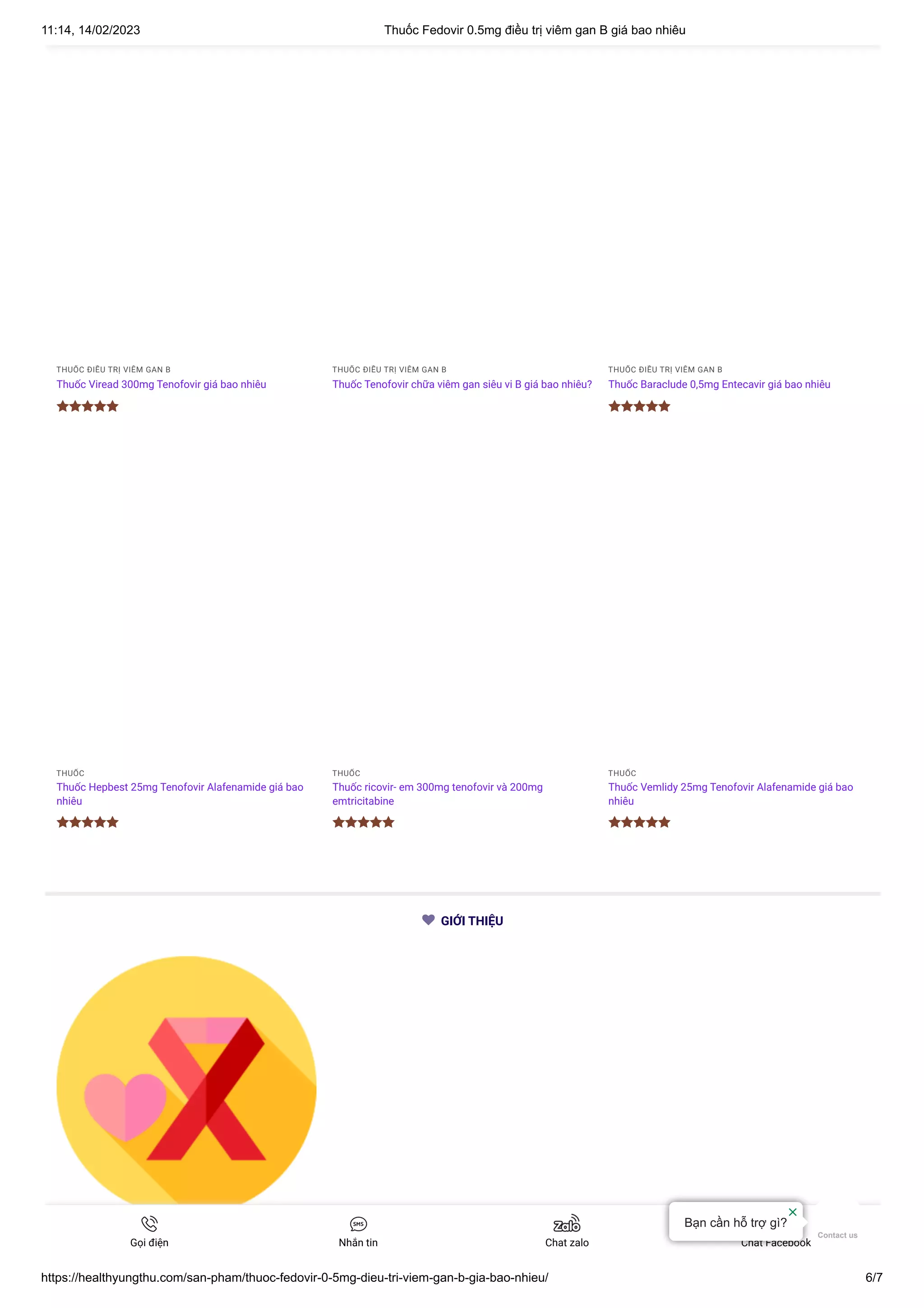 Thuoc Fedovir 0 5mg dieu tri nhiem virus viem gan B.pdf