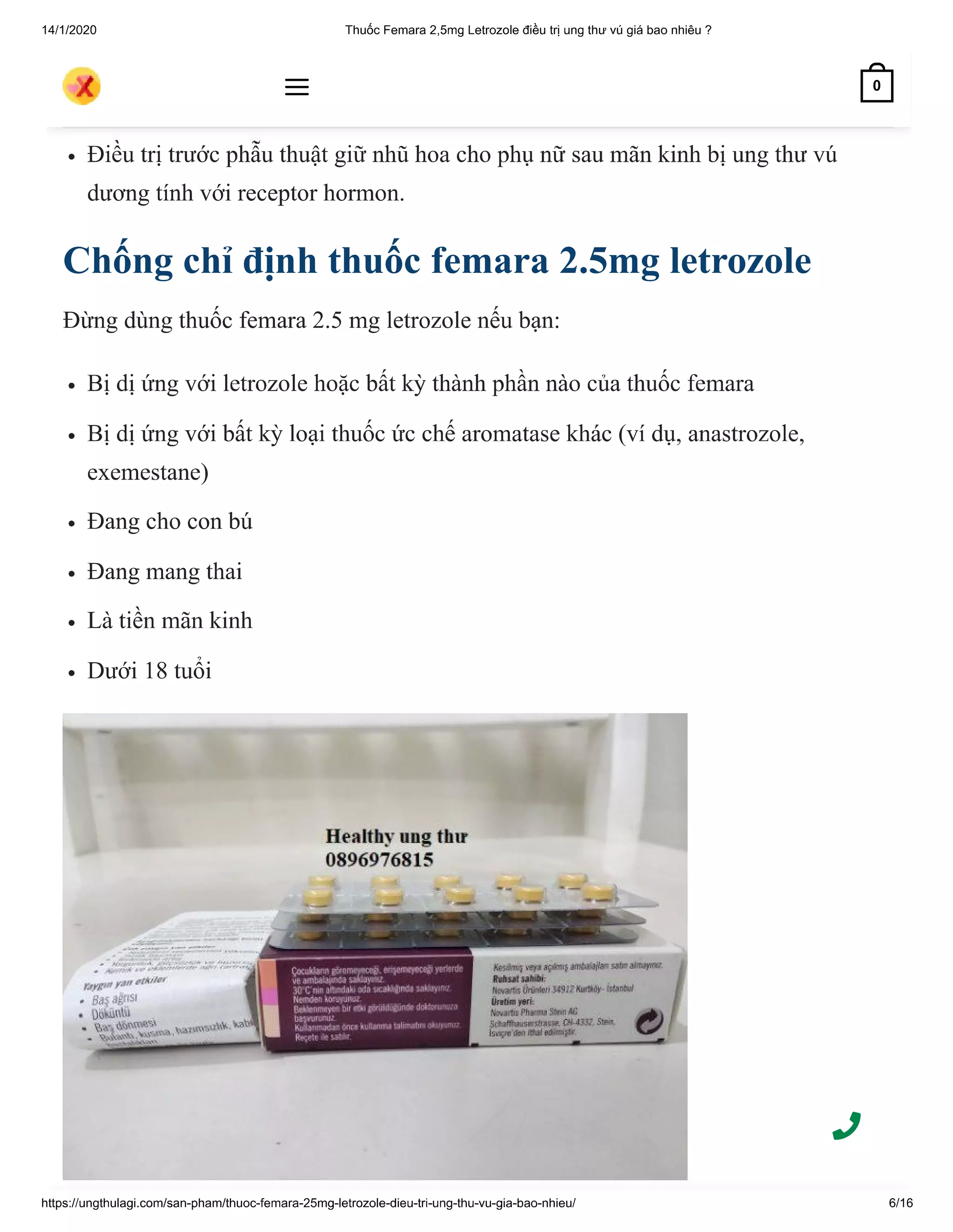 Thuoc femara 2_5mg letrozole | PDF