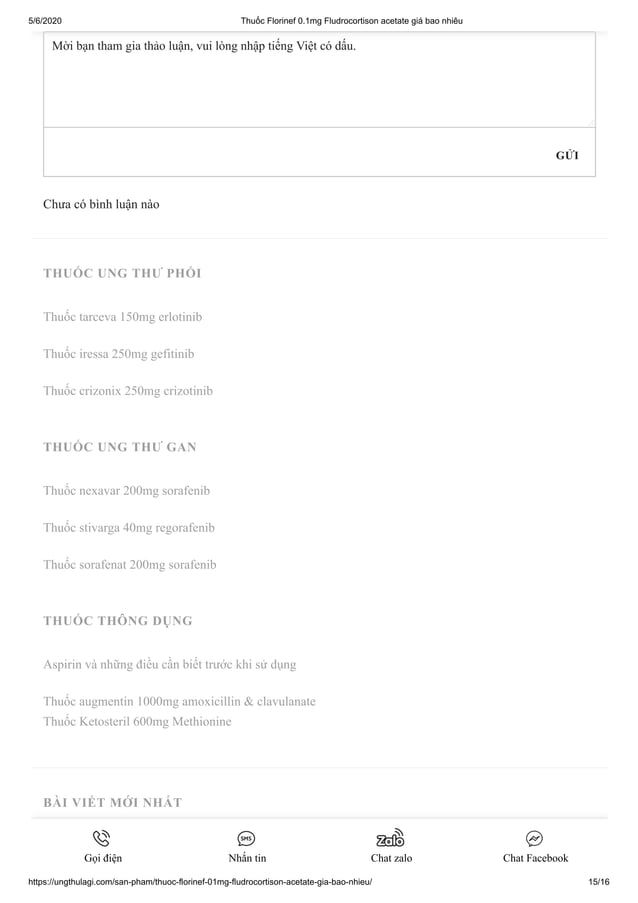 Thuoc florinef 0 1mg fludrocortison acetate gia bao nhieu | PDF