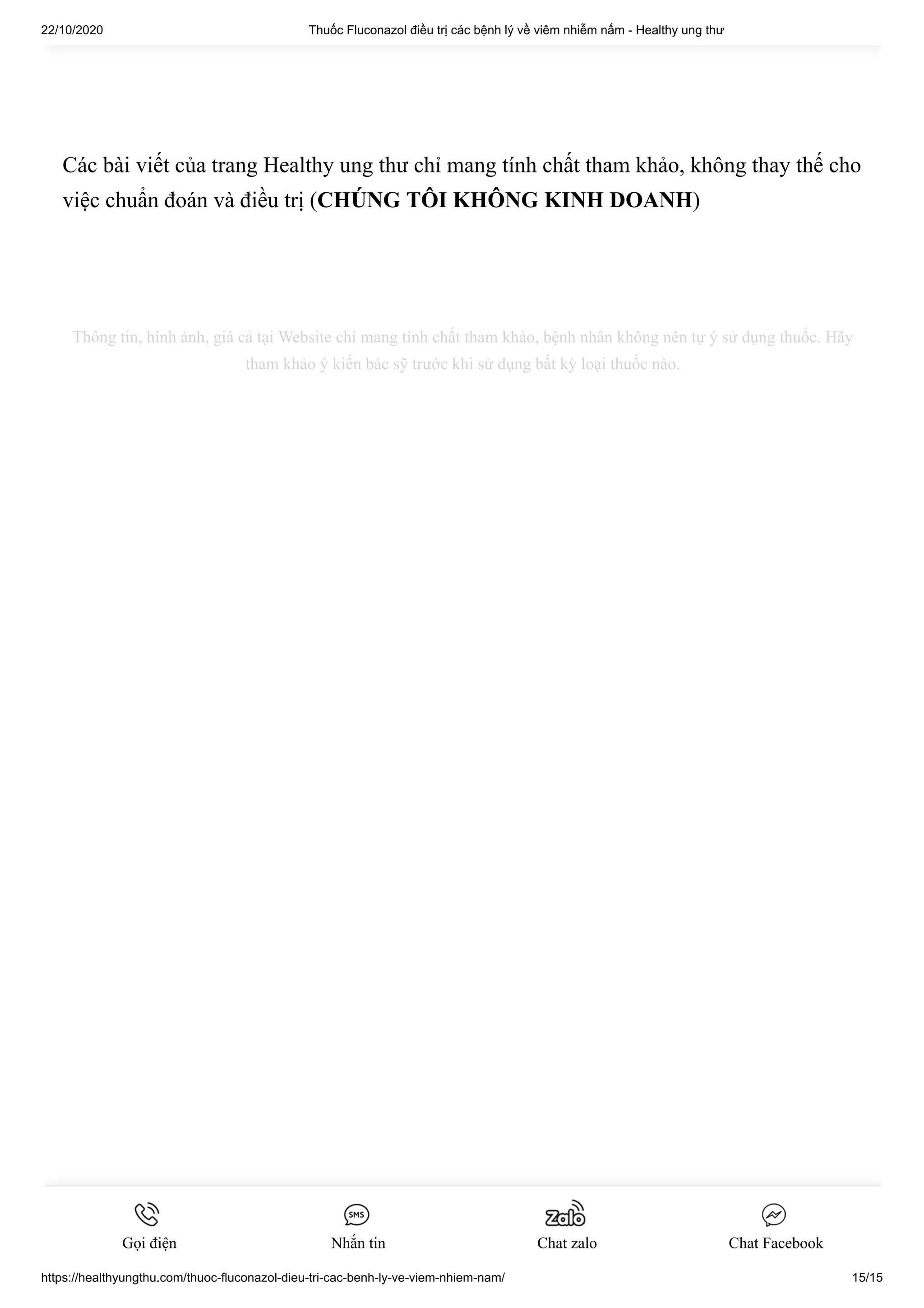 Thuoc fluconazol dieu tri cac benh ly ve viem nhiem nam | PDF