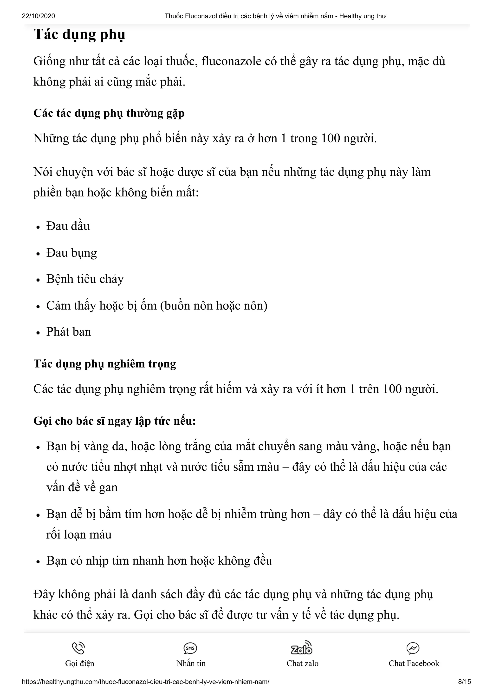 Thuoc fluconazol dieu tri cac benh ly ve viem nhiem nam | PDF