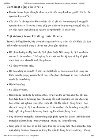 Thuoc ibrutix 140mg ibrutinib dieu tri cac benh bach cau man tinh dong ...