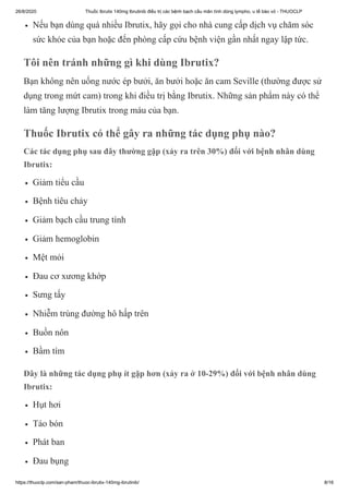 Thuoc ibrutix 140mg ibrutinib dieu tri cac benh bach cau man tinh dong ...