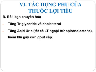 Thuoc loi tieu | PPT