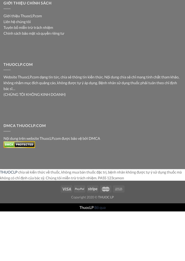 Thuoc Amitriptylin Cong dung cach dung va luu y | ThuocLP | PDF