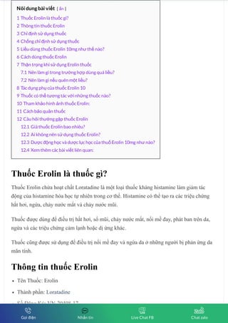 Thuoclpthuoc erolin tac dung gi Thuoc dieu tri viem mui di ung hieu qua ...