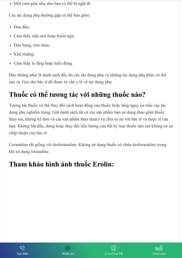 Thuoclpthuoc erolin tac dung gi Thuoc dieu tri viem mui di ung hieu qua ...