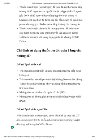 thuoc norditropin 15mg somatropin | PDF