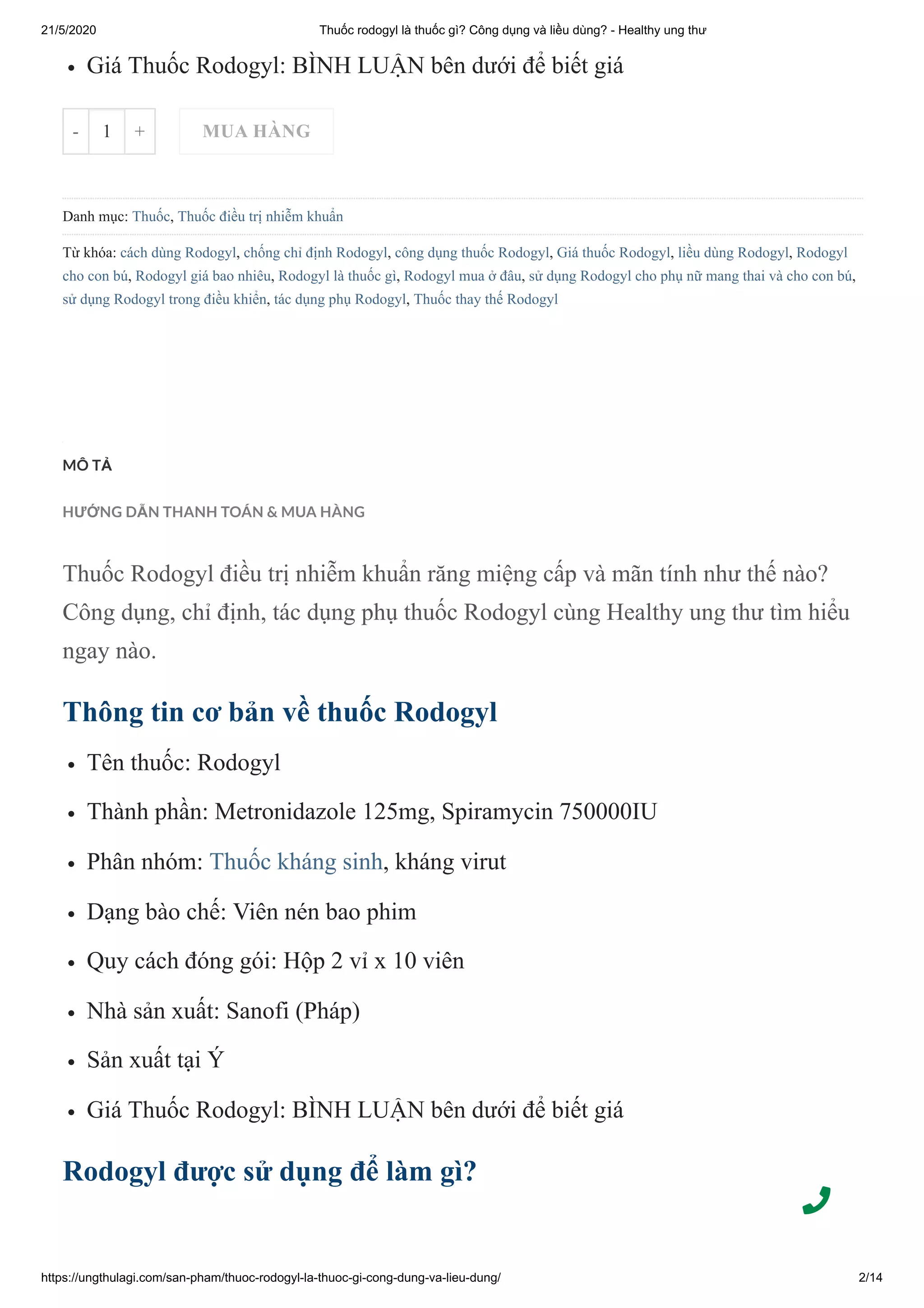 Thuoc rodogyl la thuoc gi | PDF