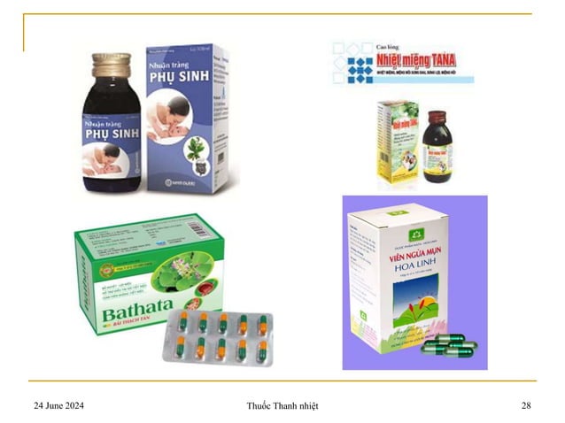 Phuong thuoc thanh nhiet y hoc co truyen | PPT
