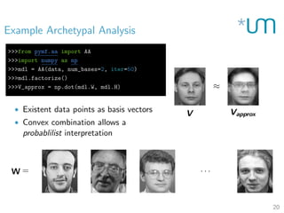 Low-rank matrix approximations in Python by Christian Thurau PyData ...