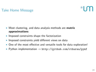 Low-rank matrix approximations in Python by Christian Thurau PyData 2014 | PDF