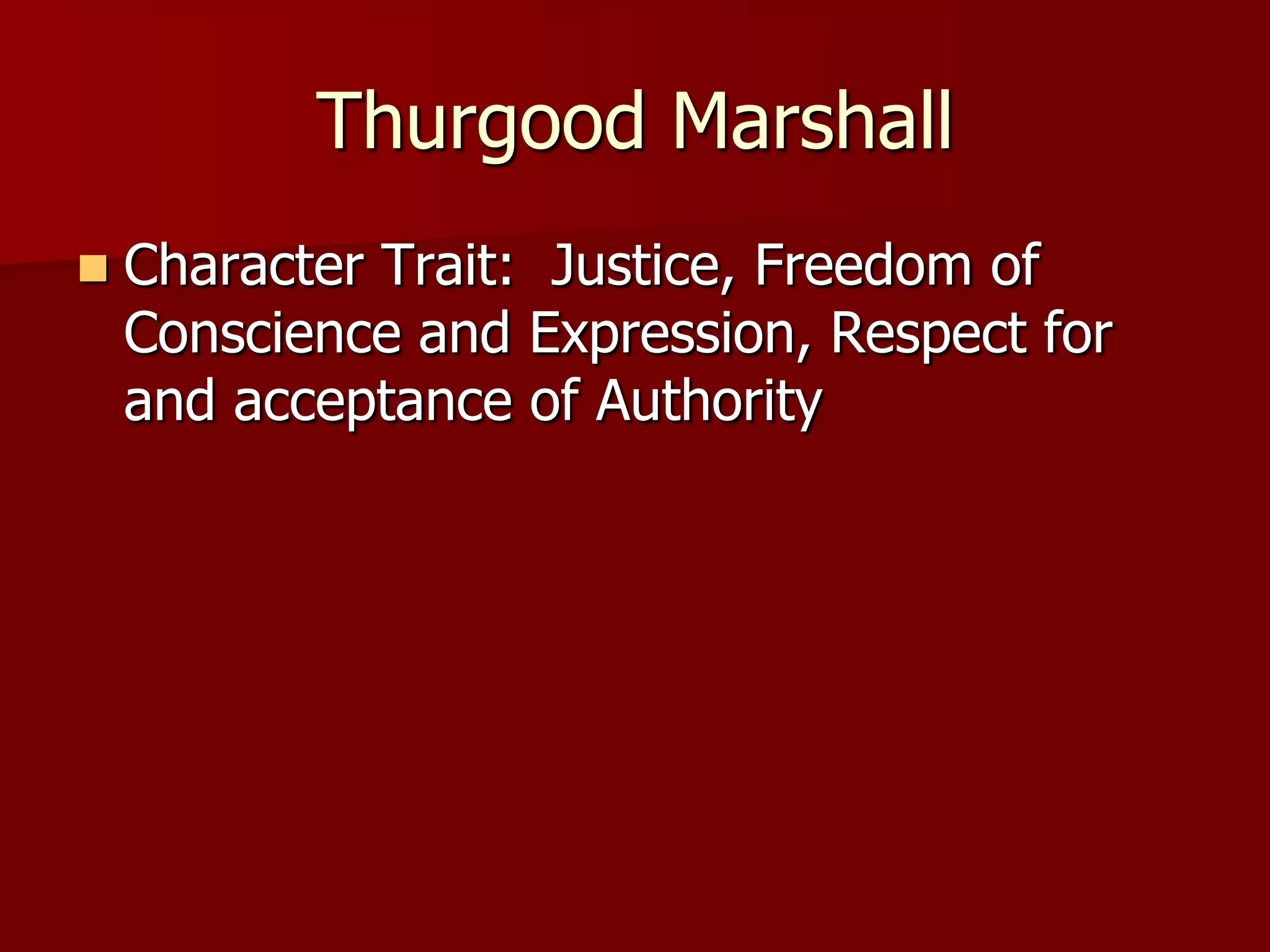 Thurgood marshall | PPT