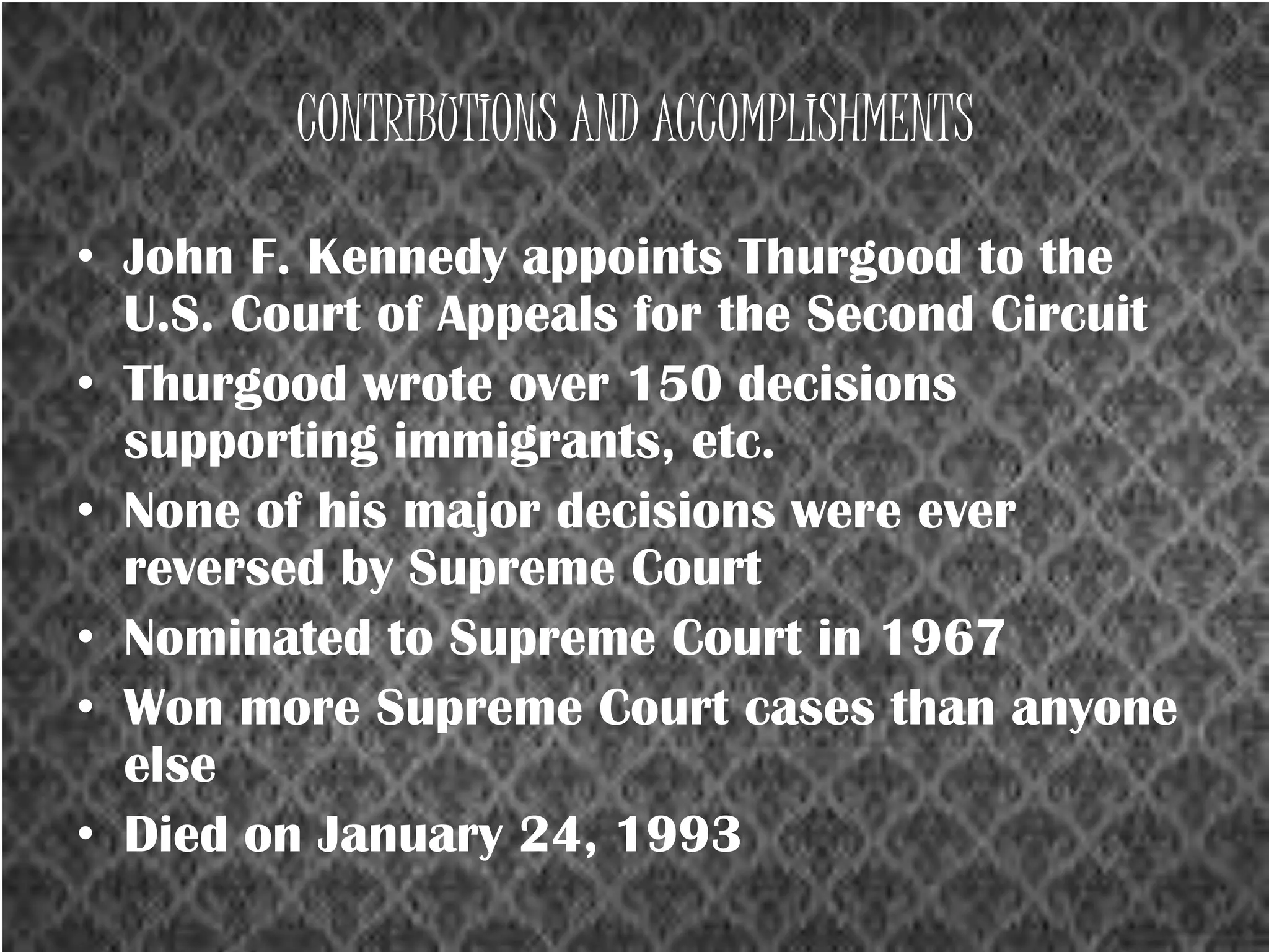 Thurgood marshall | PPT