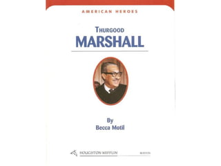 Thurgood marshall pp | PPT