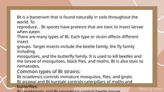 THURINGENESIS TOXIN AS A NATURAL PESTICIDE.pptx