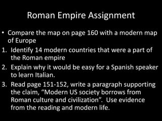 Thur roman empire lang | PPTX