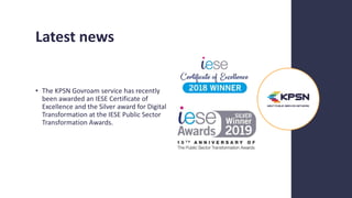 Award winning govroam at KPSN | PPTX