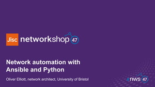 Network automation with Ansible and Python | PPTX | Cloud Computing ...