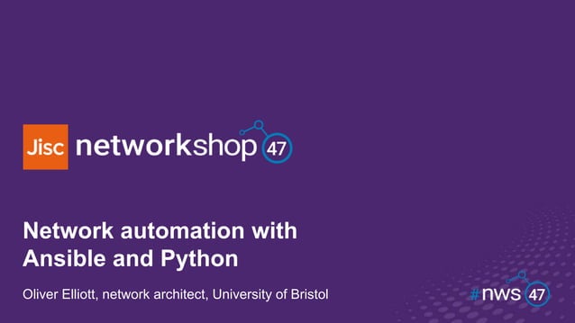 Network Automation With Ansible And Python Pptx Cloud Computing 3005
