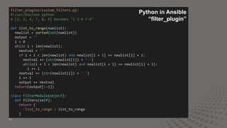 Network automation with Ansible and Python | PPTX | Cloud Computing | Internet