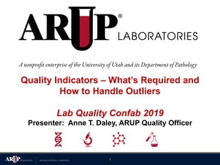 Quality Indicators – What’s Required and How to Handle Outliers | PDF