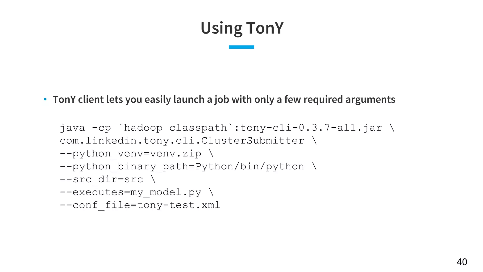 Scaling Deep Learning on Hadoop at LinkedIn | PPTX