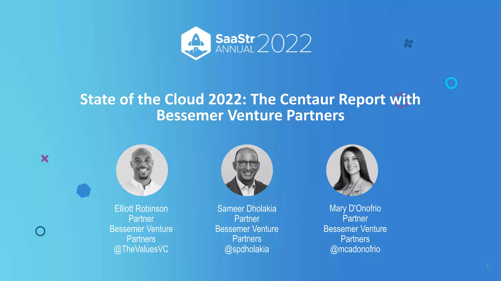 State of the Cloud 2022: The Centaur Report with Bessemer Venture ...