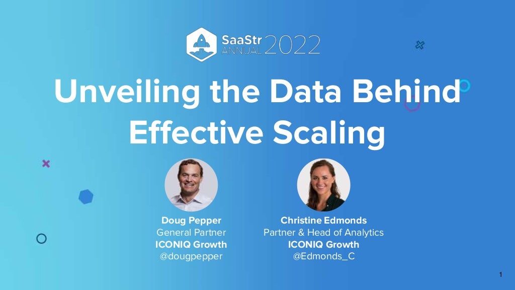 Unveiling the Data Behind Effective Scaling with ICONIQ Growth | PPT