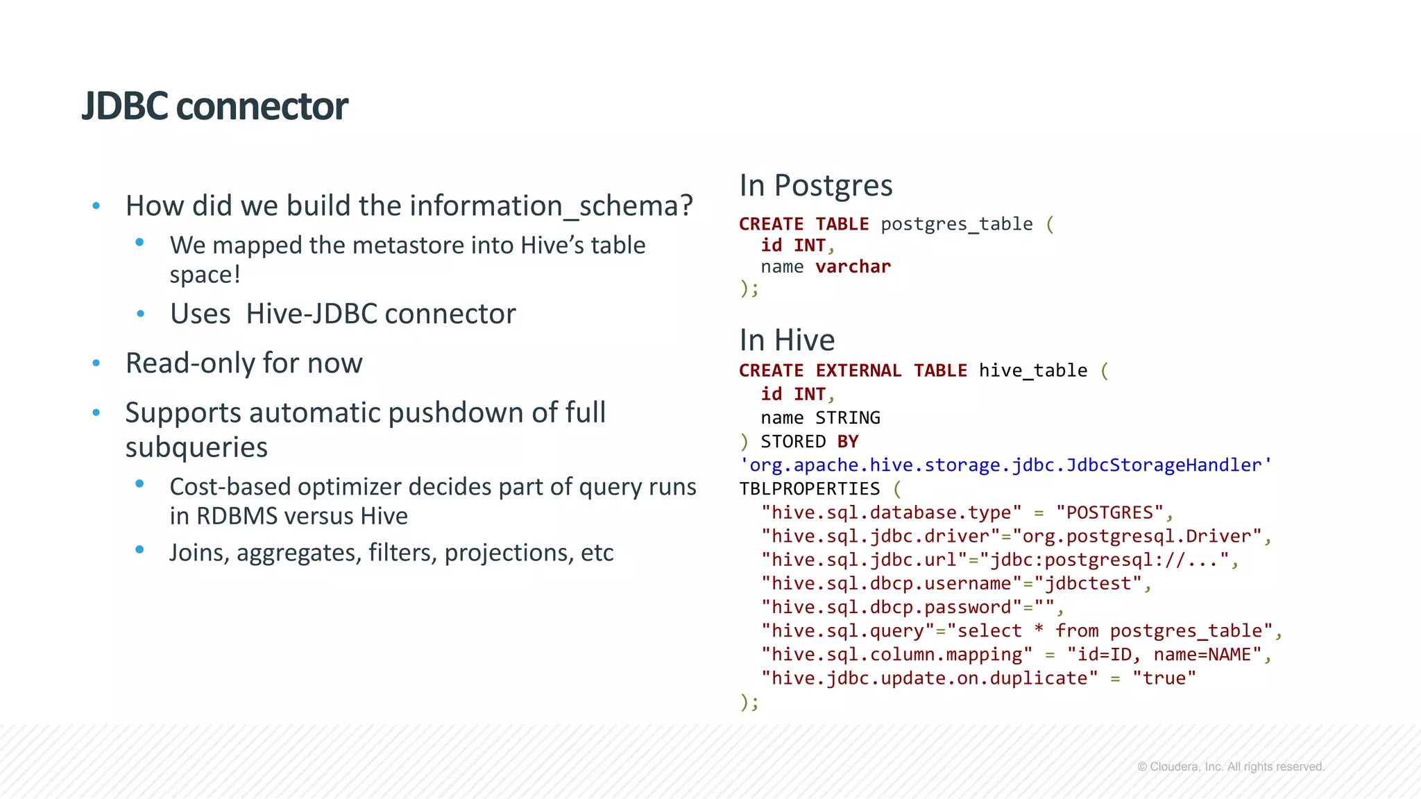 What's New in Apache Hive | PDF