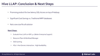 Hive LLAP: A High Performance, Cost-effective Alternative to ...