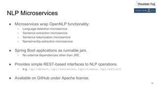 Improving Organizational Knowledge with Natural Language Processing Enriched Data Pipelines | PPTX