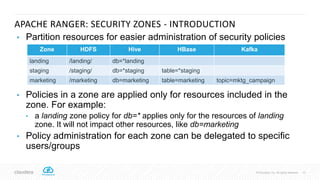 Securing Data in Hybrid on-premise and Cloud Environments using Apache Ranger | PPT