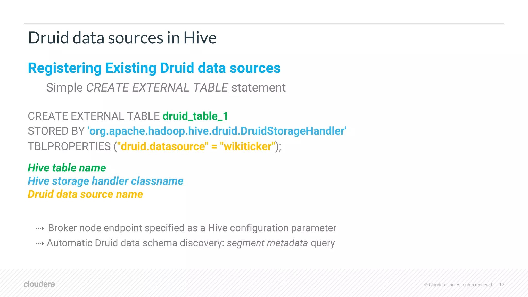 Druid and Hive Together : Use Cases and Best Practices | PPTX