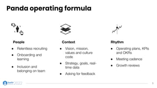 Lessons Learned from Tripling Headcount in 3 Years with Pandadoc | PPT