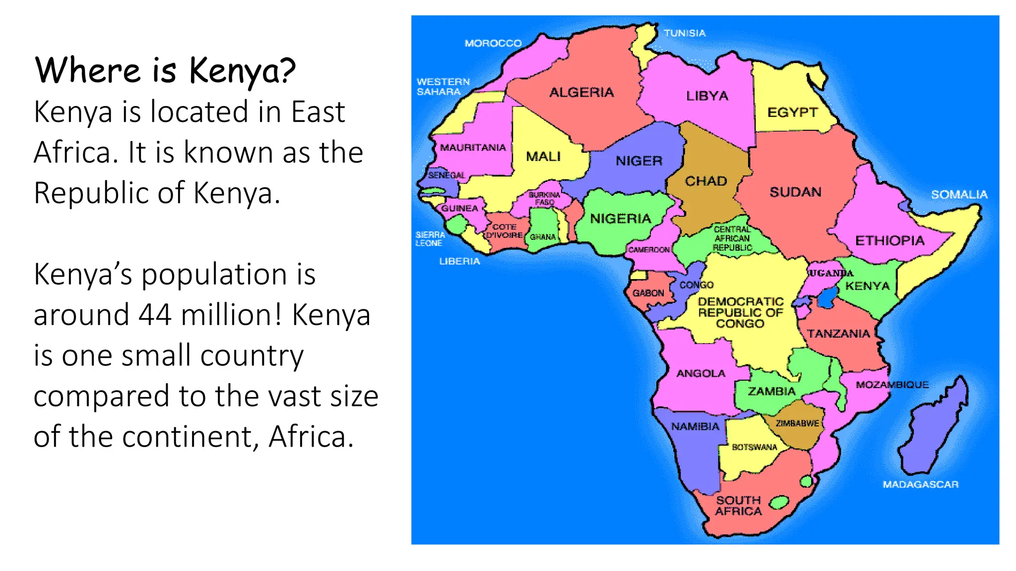 THURSDAY GEOGRAPHY WHERE IS KENYA.ppt