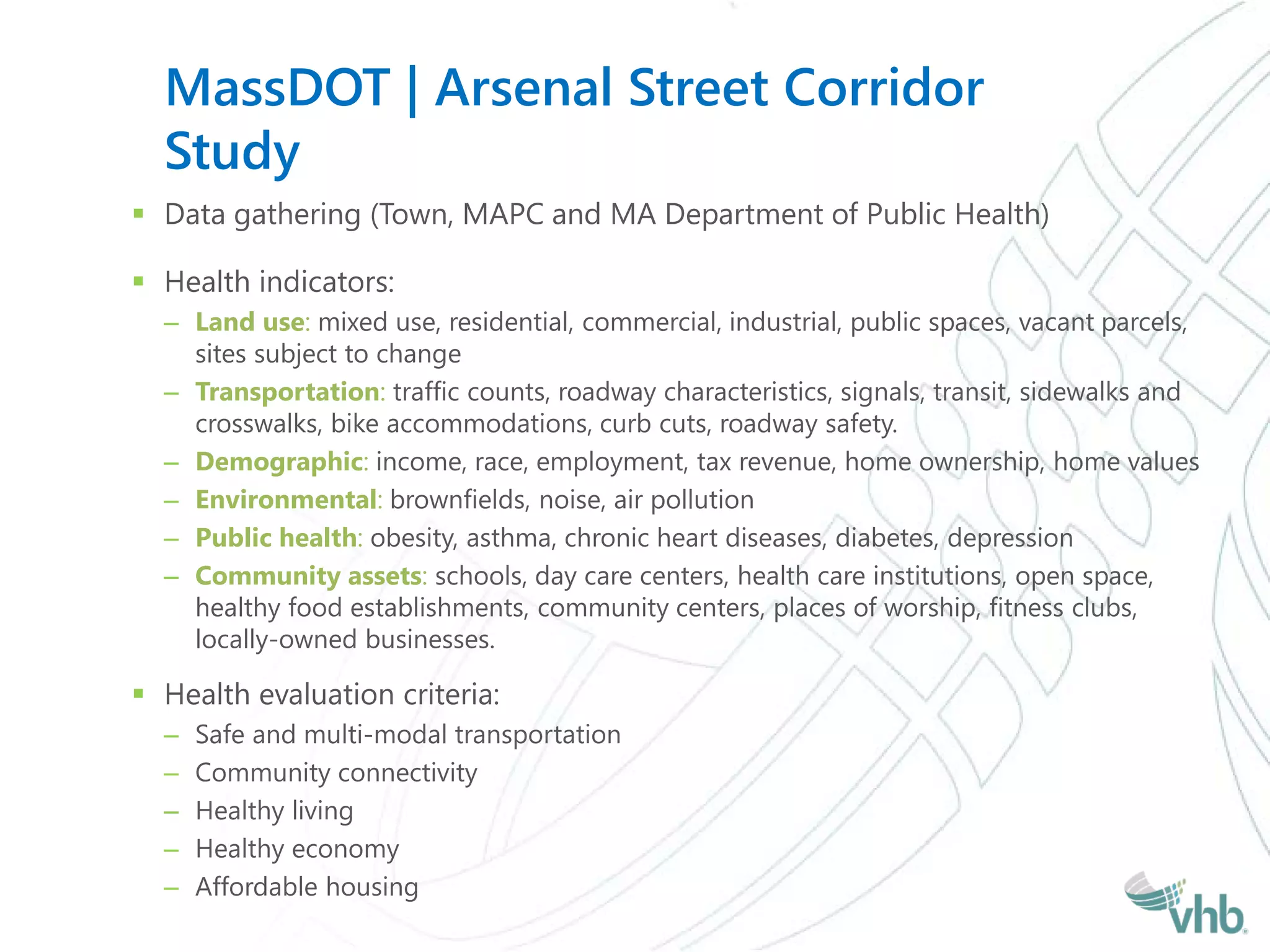 Incorporating Health Into the Planning and Design of Transportation ...
