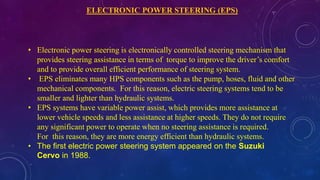 Electronic Power Steering (EPS) by Gaurav Raikar | PPTX
