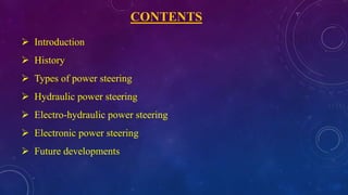 Electronic Power Steering (EPS) by Gaurav Raikar | PPTX
