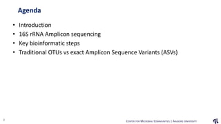 Traditional OTUs versus modern Amplicon Sequence Variants | PPTX