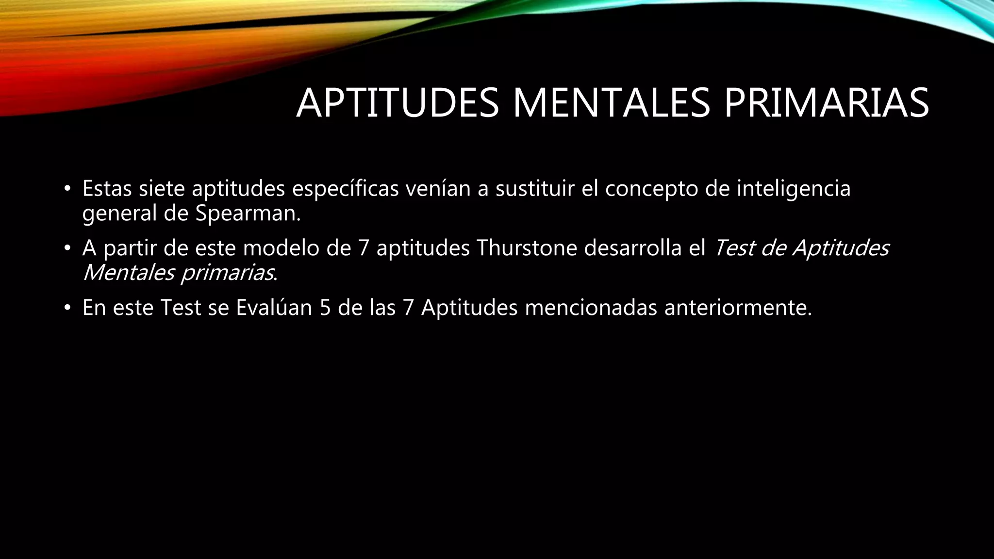 Louis L. Thurstone Teoria de las Habilidades Mentales Primarias. | PPTX