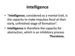 Thurston's seven factors theory | PPTX
