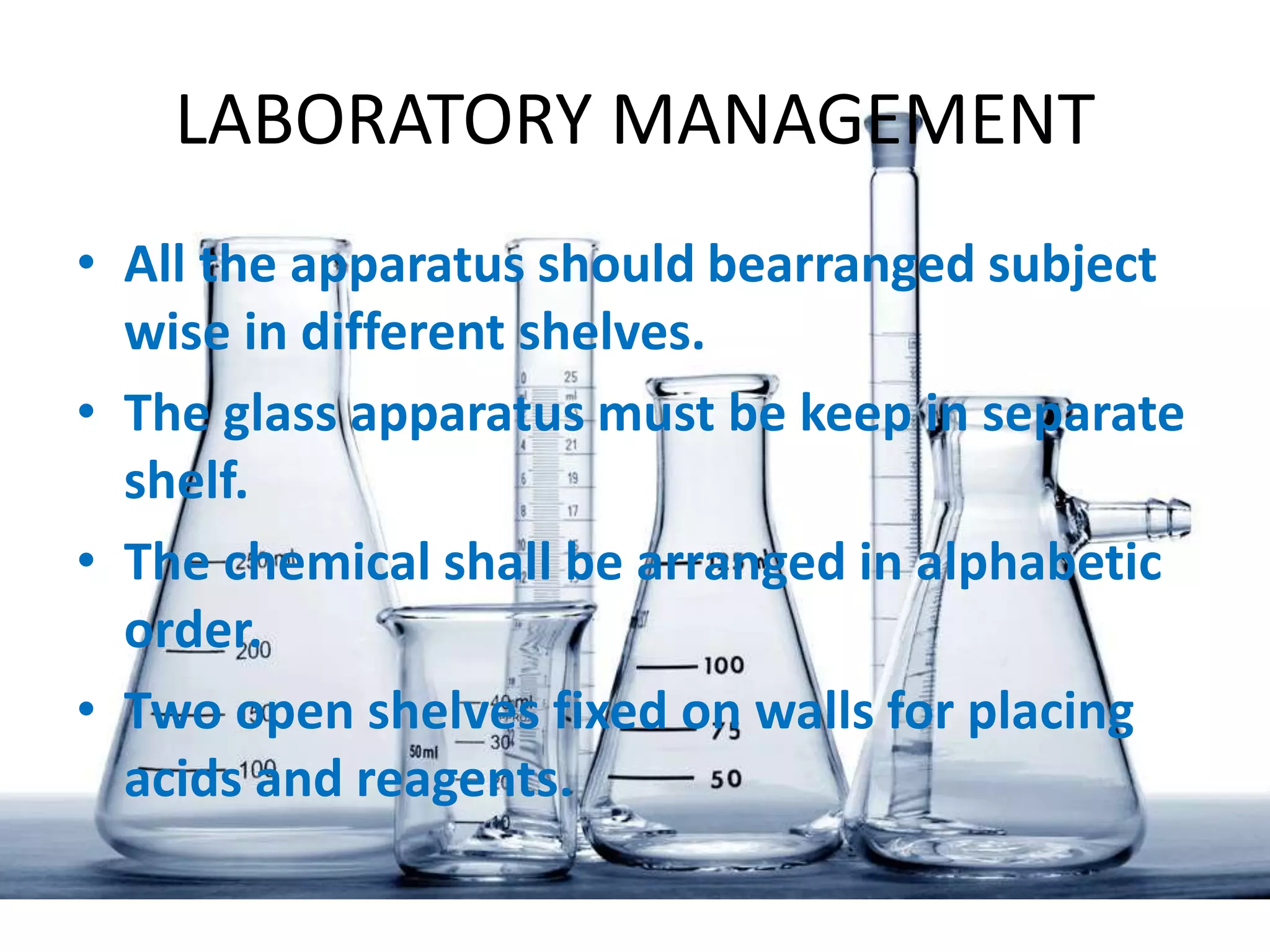 science laboratory in schools | PPTX | Chemistry | Science