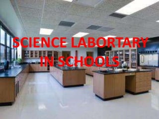 science laboratory in schools | PPTX