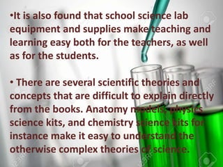 science laboratory in schools | PPTX