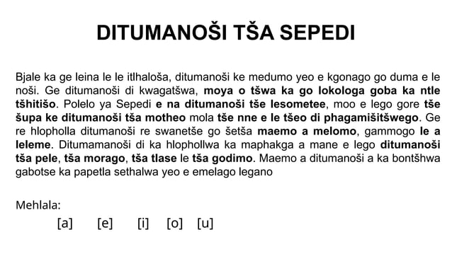 Thutamedumo.pptx Bohlokwa bja Fonetiki bophelong | PPTX