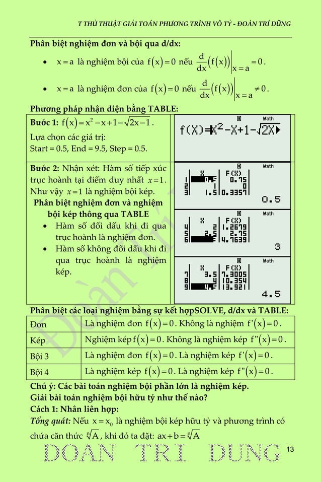 Thu thuat giai toan ptvt doan tri dung | PDF