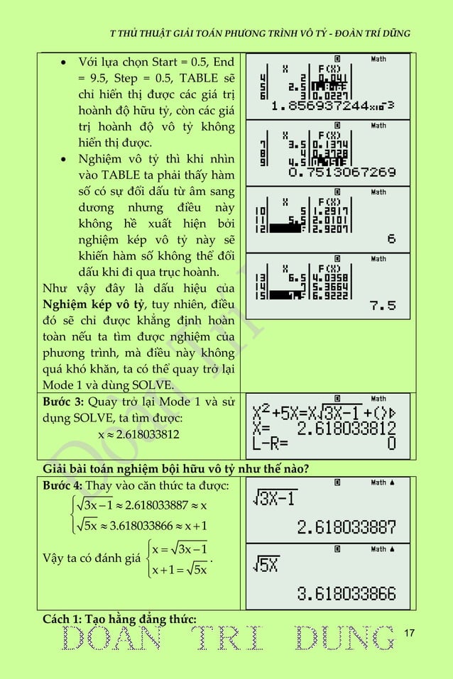 Thu thuat giai toan ptvt doan tri dung | PDF